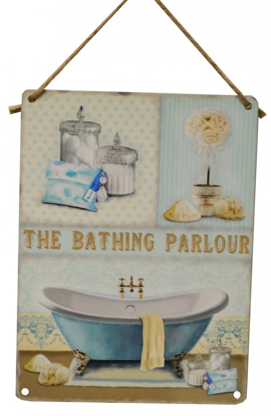 Bathing Parlour Metal Sign | 19232 | Signs & Plaques / Novelty & Humour ...