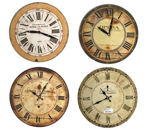 CL0195 / French Word Clock 28cm | 19450 | Interior Decor / Clocks ...