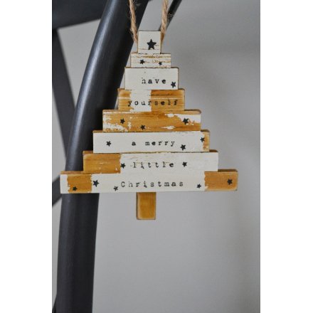 HZD140 / Hanging Tree Shape Decoration | 19687 | Christmas / Signs and ...