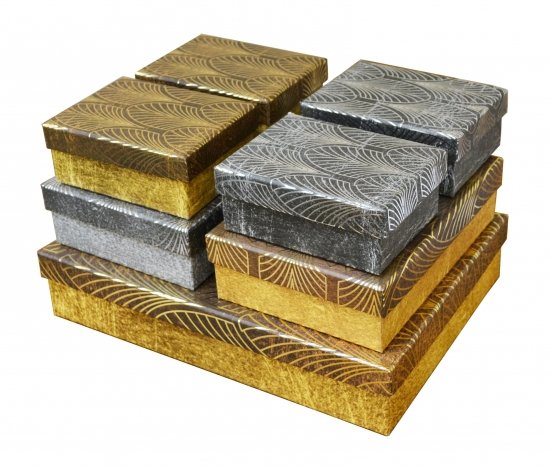 GB4644 / Art Deco Fan Gift Box, Set 7 | 20681 | Christmas / Gift Bags ...