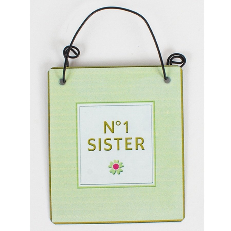 HLD317C / No 1 Sister Hanging Metal Sign | 21589 | | Rosefields
