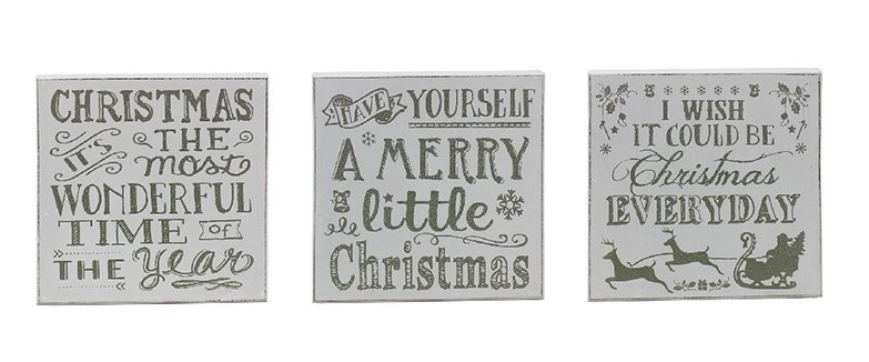 LP25200 / Christmas Glitter Signs 3a | 22683 | Christmas / Signs and ...