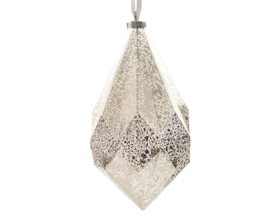 Antique Glass Diamond Decoration, 20cm | 22956 | Christmas / Hanging ...