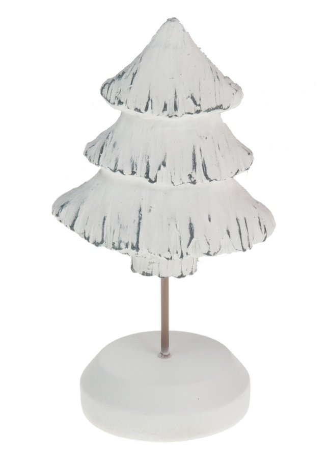 Polyresin Tree Decor 8.5x7x15cm | 23969 | Christmas / Christmas Trees ...