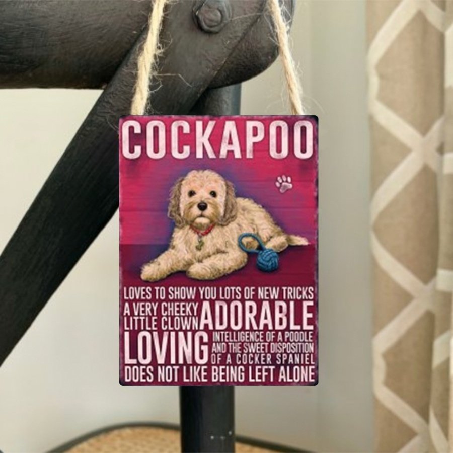 Mini Metal Sign - Cockapoo | 24280 | Signs & Plaques / Animals ...