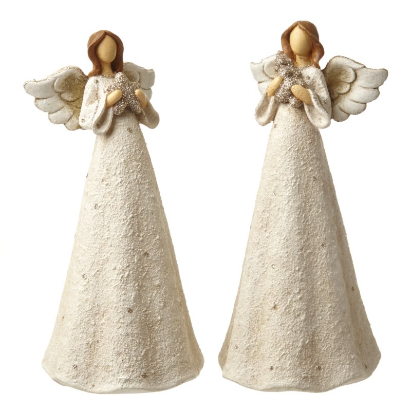 Y655 / Polyresin Angel Decor Mix - Large | 24975 | Christmas / Kids and ...