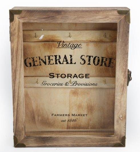 GS0117 / Wooden General Store Key Box | 25279 | Interior Decor ...
