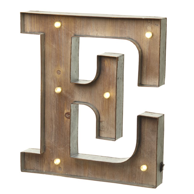 LBX003E / LED Letter E 41cm | 25941 | Kids / Decorations | Rosefields