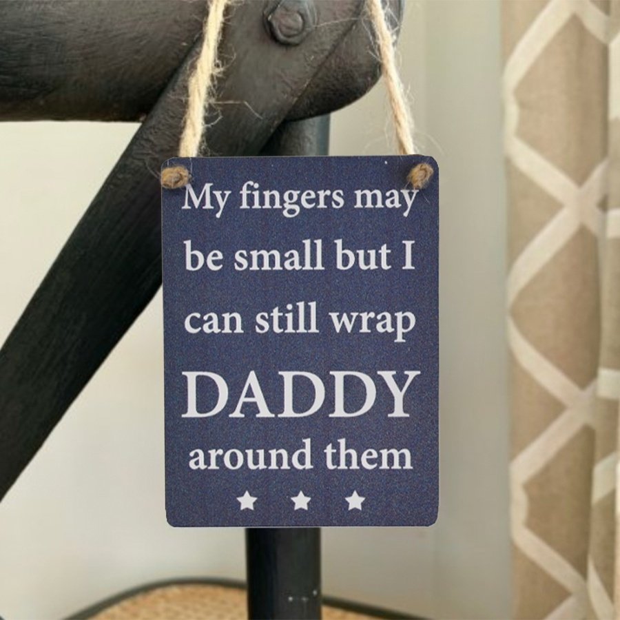 Daddy Mini Metal Sign | 26047 | Signs & Plaques / Male Signs | Rosefields
