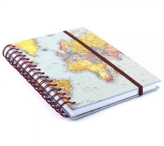 LP71440 / Vintage Atlas World Traveller Notebook | 27278 | Cards ...