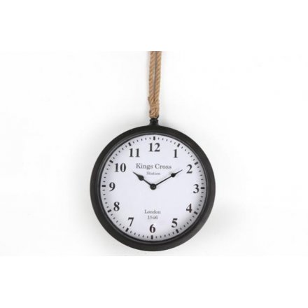CL1871 / Hanging Clock With Rope | 27764 | Interior Decor / Clocks ...