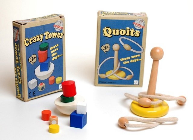 Retro Quoits & Crazy Tower | 27835 | Kids / Soft Toys | Rosefields
