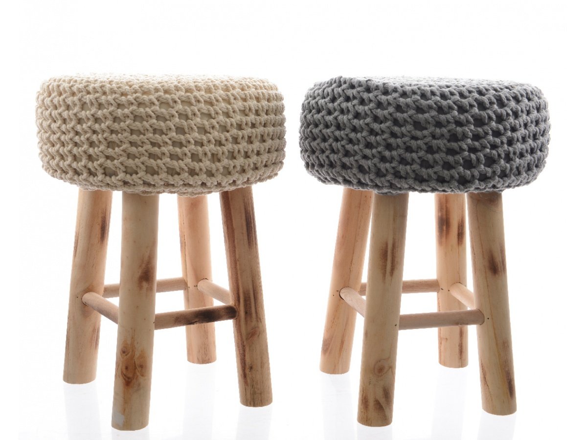 Assorted Knitted Stools | 27985 | Homeware / Decorative Accessories ...