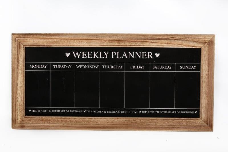 KI6677 / Weekly Planner Chalkboard | 29417 | Interior Decor / Memo ...