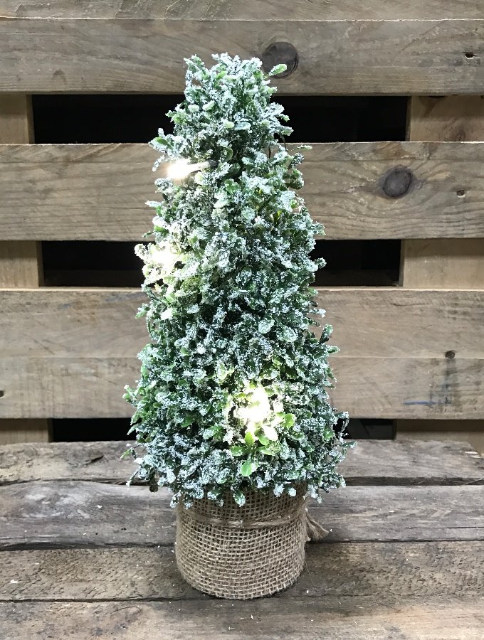 Light Up Frosted Topiary Tree | 30150 | Christmas / Display and Light ...