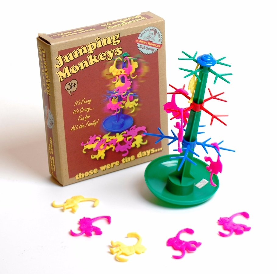 Retro Jumping Monkeys | 30779 | Kids / Soft Toys | Rosefields