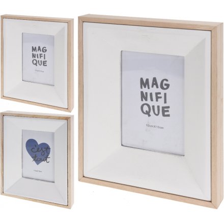 Contemporary White Frame, Small | 31088 | Photo Frames & Holders ...