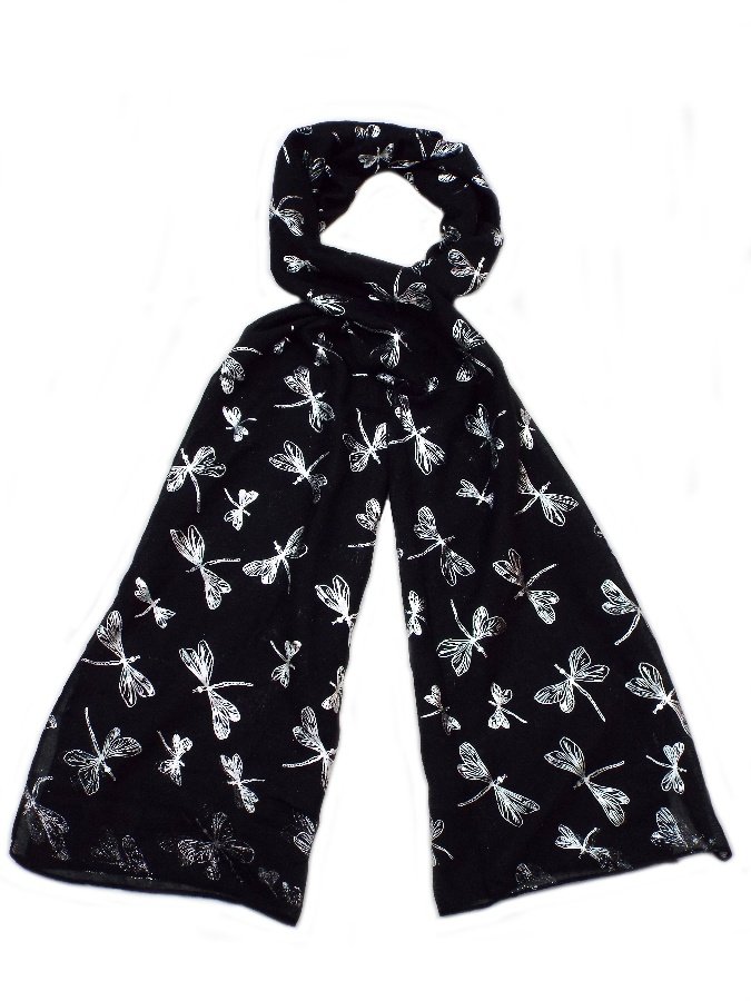 Dragonfly Scarf, 3a | 32064 | Ranges / Scarves and Jewellery | Rosefields