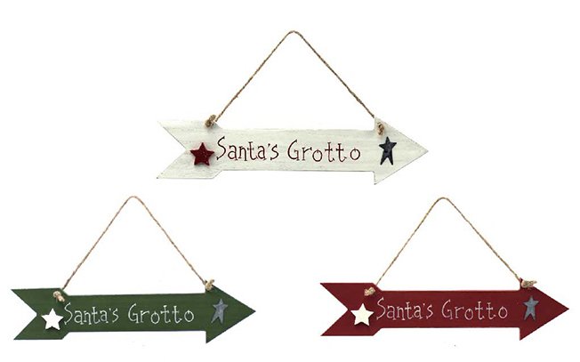 LP26044 / Santas Grotto Plaque | 32168 | Christmas / Signs and Plaques ...