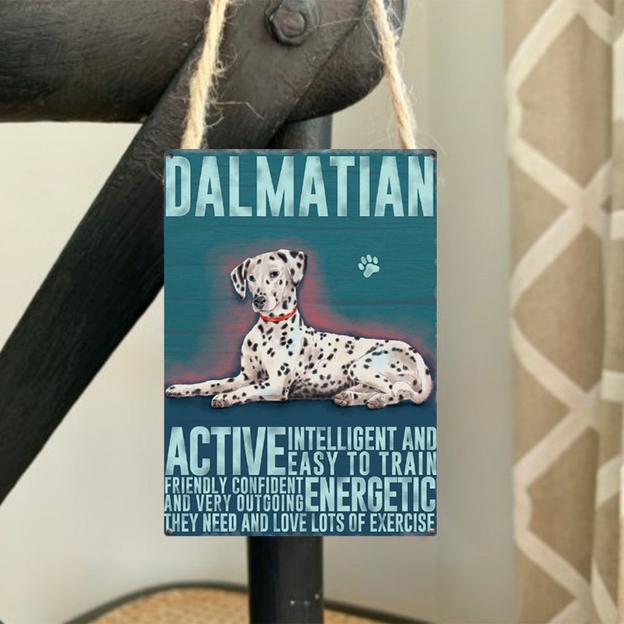 Mini Metal Sign - Dalmatian | 32610 | Signs & Plaques / Animals ...