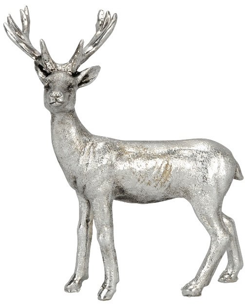 Silver Stag Ornament | | Christmas Decorations / Decorative Accessories ...