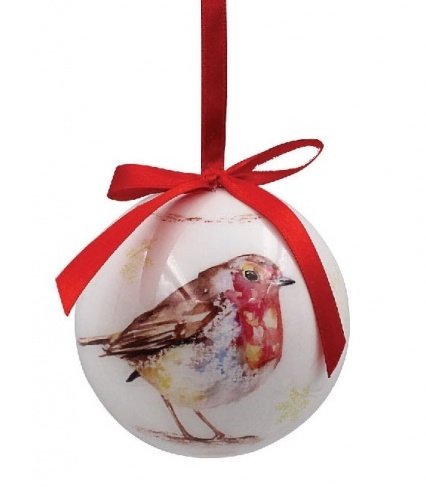 LP93086 / Winter Robin Baubles Set Of 6 | 34096 | Christmas / Baubles ...