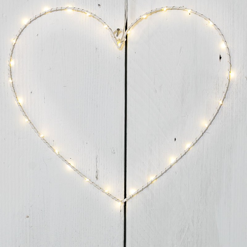 LED Light Up Hanging Heart XL 74cm | 34504 | Christmas / Wreaths and ...