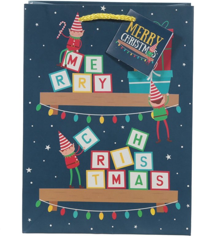 Christmas Elf Gift Bag 17cm | 35115 | Christmas / Gift Bags, Wrap ...