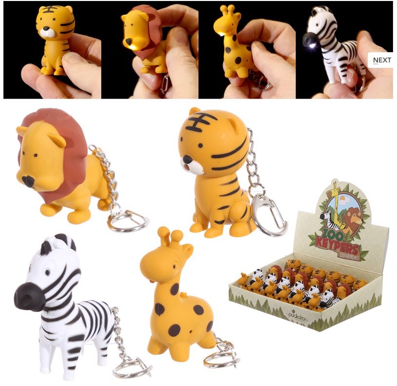 ZOO Key Ring LED & Sound | 35117 | Kids / Toys and Games | Rosefields