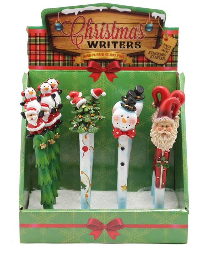 Christmas Novelty Pen - 4assort | 35129 | Christmas / Stationery ...