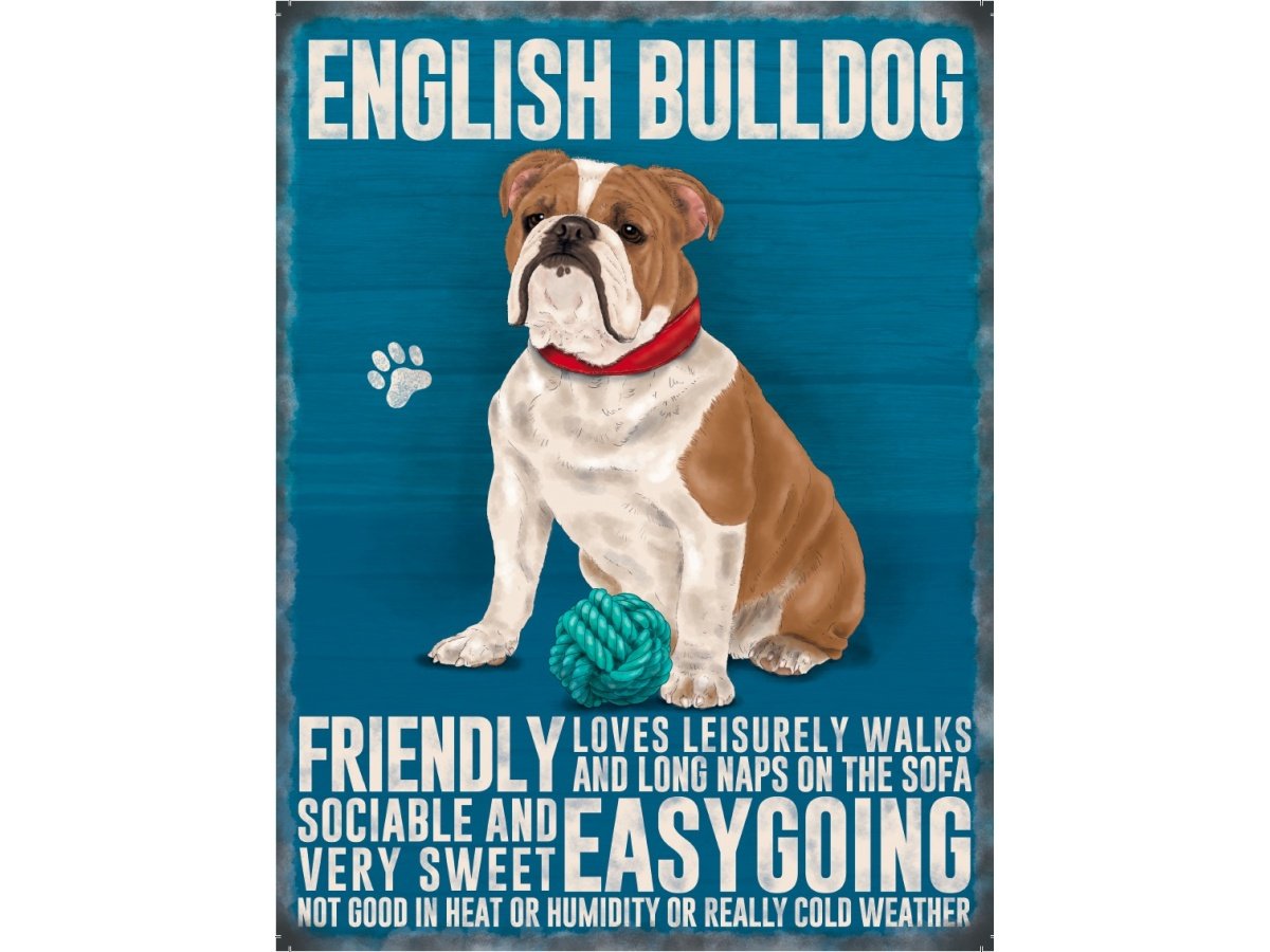 Hanging Metal Bulldog Sign | 35819 | Signs & Plaques / Animals ...