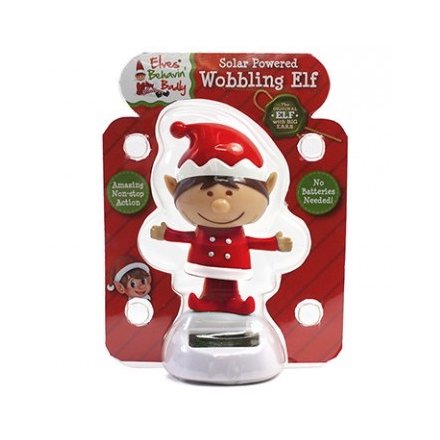 619059 / Elf Solar Wobbler, 2 Assorted | 36068 | Christmas / Ornaments ...