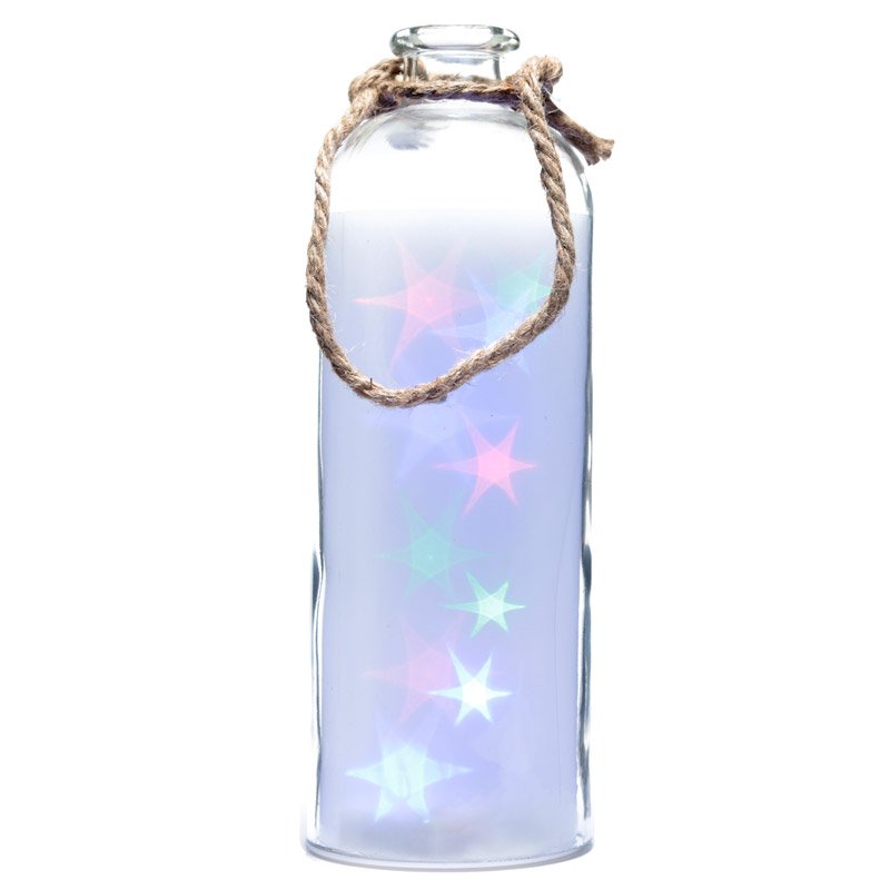 Large Decorative Glass Jar With LED's 50cm | 36251 | Interior Decor ...