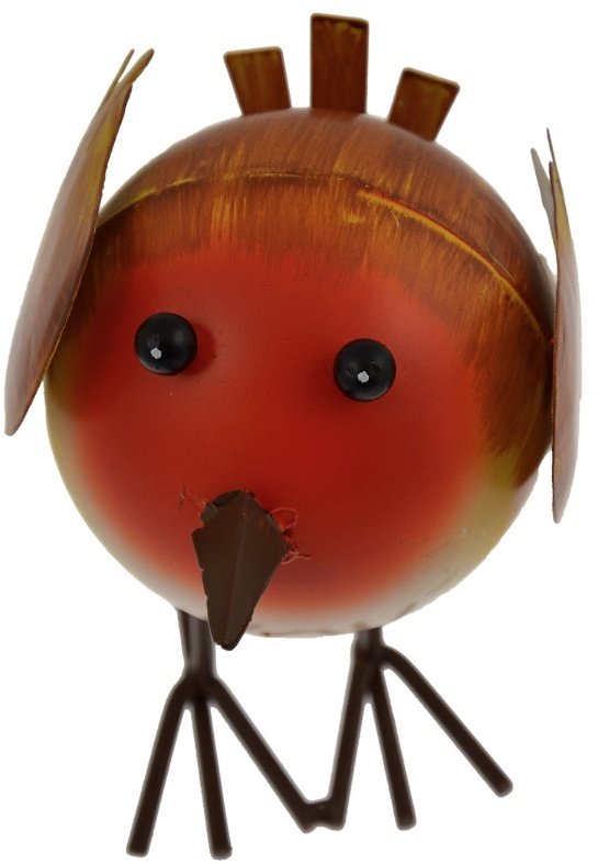 Wobbly Metal Robin Decorative Bird | 37230 | Outdoor Living ...