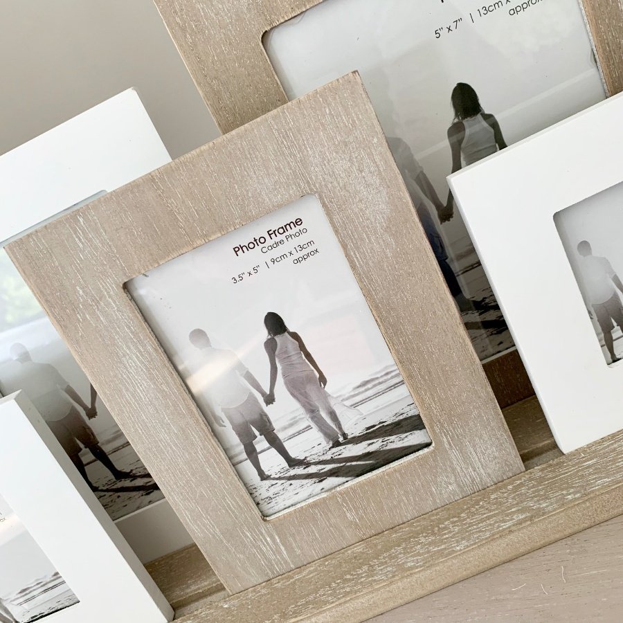 RH0020 / Distressed Wooden 5 Frame Set | 37353 | Photo Frames & Holders ...