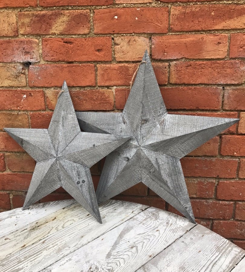 Large Wooden Barn Star | 37540 | Christmas / Hanging Decorations ...