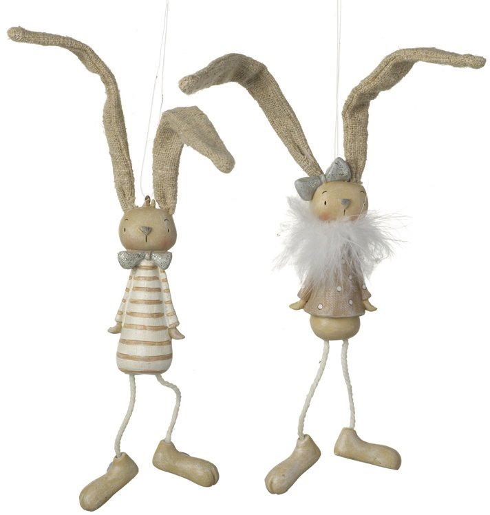 SR398 / Assorted Hanging Bunny Decorations | 38285 | Interior Decor ...