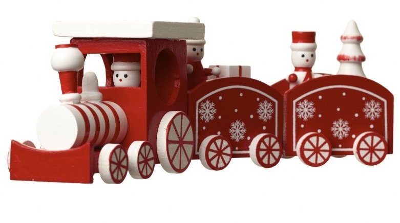 PEA128 / Wooden Christmas Train | 38614 | Christmas / Ornaments ...