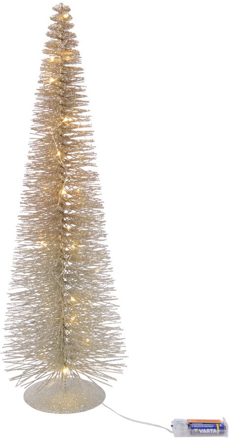 Small LED Glitter Gold Tree Light Up 30cm | 39197 | Christmas / Display ...