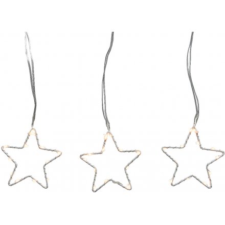 Micro LED Hanging Wire Stars | 39262 | Christmas / Display and Light Up ...