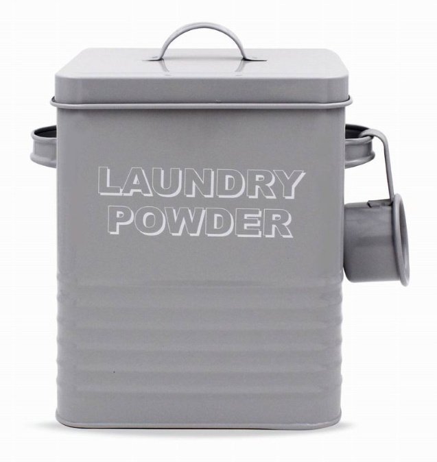 LP42242 / Grey Kitchen Collection Laundry Powder Tin | 39527 | Homeware ...