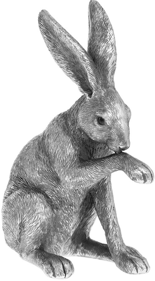 LP41967 / Silver Reflections Ornamental Sitting Hare 16cm | 39634 ...