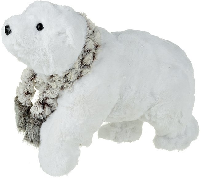 LES082B / Polar Bear With Scarf | 39915 | Christmas / Standing ...