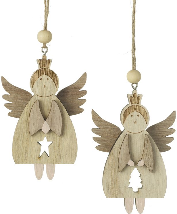Natural Angel Hangers | | Christmas Decorations / Angels & Fairies ...