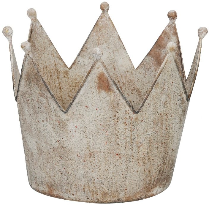 Small Distressed Crown Decoration | 40031 | Christmas / Candles and ...