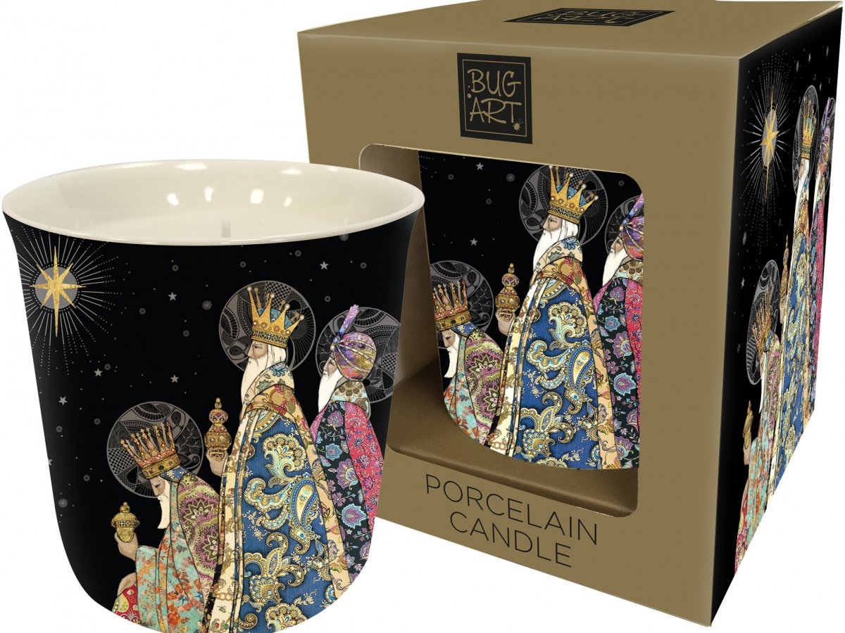 The Three Kings Decorated Candle | 40815 | Christmas / Candles and ...