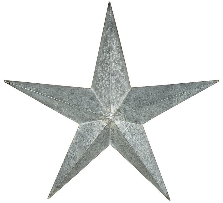 DDZ010A / Rustic Metal Star, 73cm | 40948 | Christmas / Christmas ...