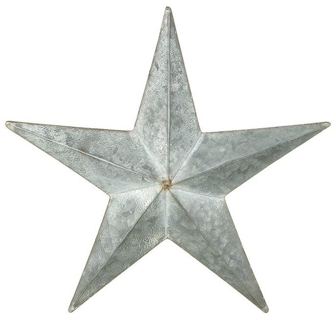 DDZ010D / Rustic Metal Star 34cm | 40949 | Christmas / Hanging ...