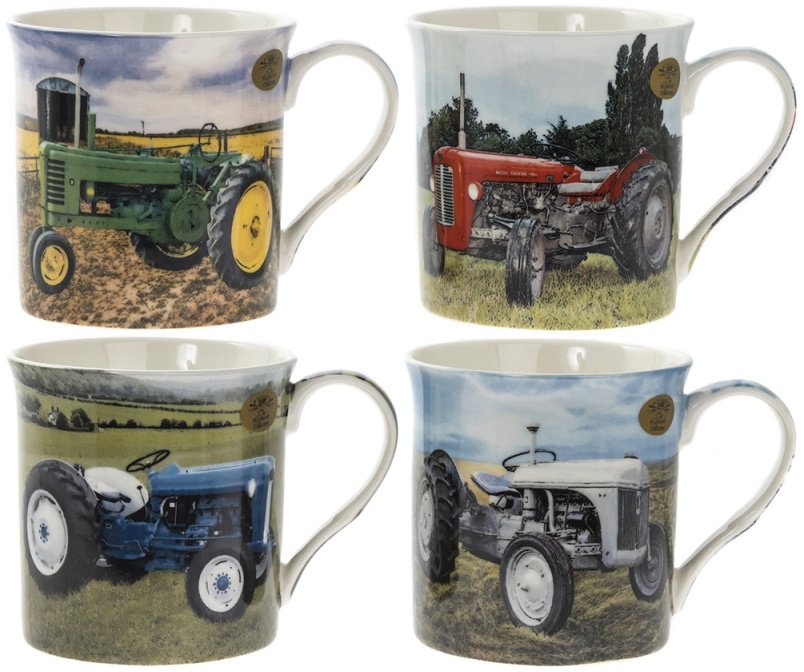 LP93291 / Tractor Mugs, 4 Assorted | 41080 | Interior Decor / Kitchen ...
