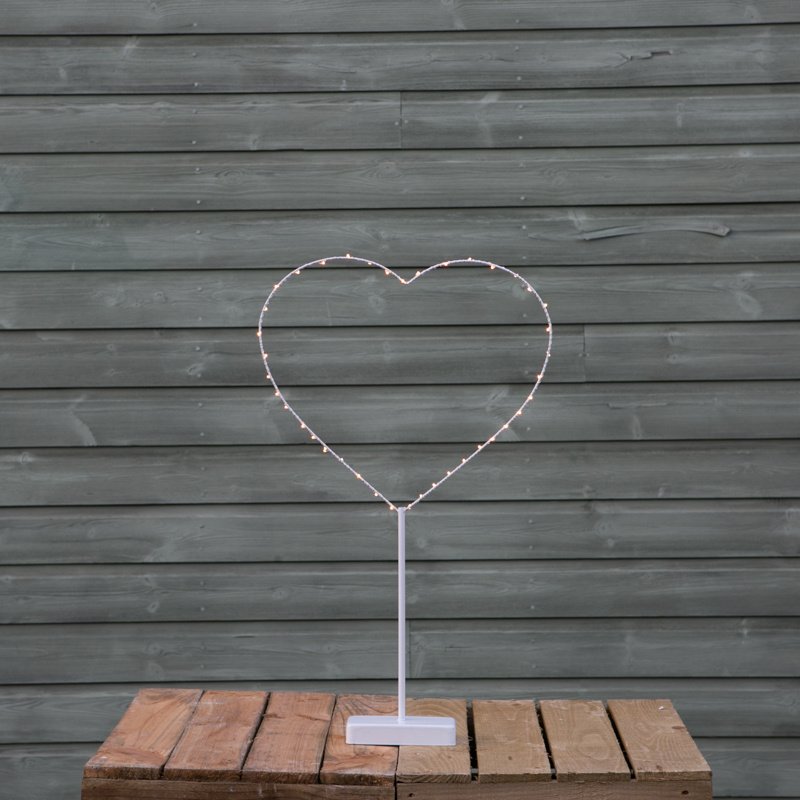 60cm Light Up Heart | 41086 | Christmas / Display and Light Up | Rosefields